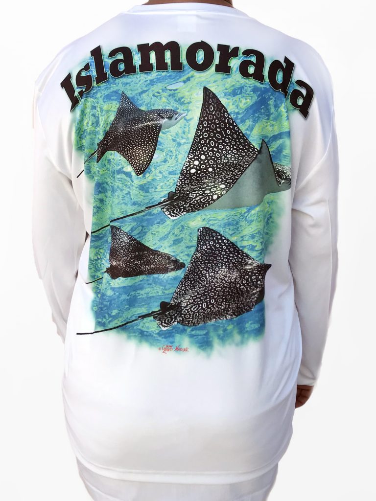 Long Sleeve Eagle Ray Shirt - ArtSea of the Florida Keys