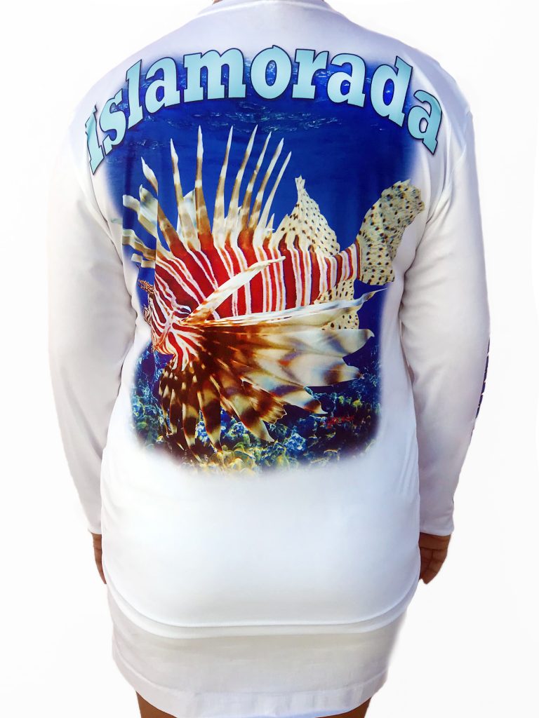 Long Sleeve Lionfish Shirt - ArtSea of the Florida Keys